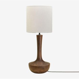 Sklum Sklum - Tischlampe aus Sintra-Mangoholz Dunkler Griff Holz