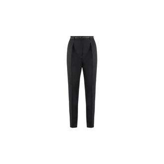 Max Mara Femme, Pantalons, Noir, Taille: 38 FR Pantalon Classique intemporel pour Femme