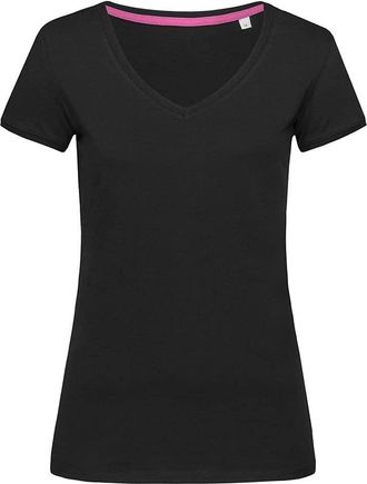 Stedman Apparel Damen T-Shirt, Schwarz (Black Opal), Medium