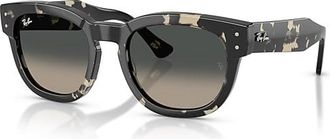 Ray-Ban Mega Hawkeye Sonnenbrillen Havana Grau Fassung Grau Glas 53-21