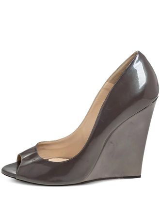 Jimmy Choo London sandales en cuir 115 mm - Gris