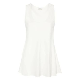 Christophe Lemaire Bias Cut Tank Top - - Tops - Damen - Wei&szlig; - S