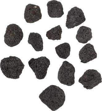 NUOBESTY Nat&uuml;rliche Lavasteine Vulkanische Steine f&uuml;r Aquarien und Bastelprojekte 1 Beutel Vielseitige Dekosteine f&uuml;r Wasserpflanzen und Rasenfl&auml;chen