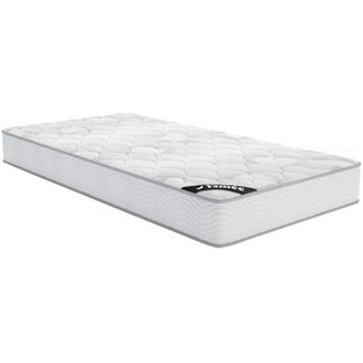 Vente-Unique Vente-Unique - Matelas ressorts ensach&eacute;s 90 x 190 cm &eacute;paisseur 20 cm - Accueil tonique - Coutil 100% polyester - 420 ressorts pour soutien ferme