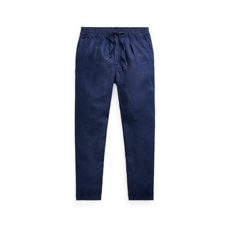 Polo Ralph Lauren Pantalon ample &agrave; cordon en lin