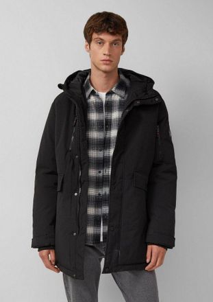 s.Oliver Winterjacke Outdoor-Jacke Wasserabweisender Parka mit Kapuze und sportiven Details