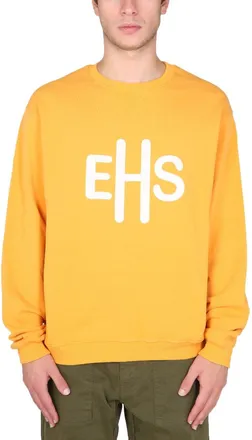 East Harbour Surplus Crew Neck Cotton Sweatshirt - Yellow