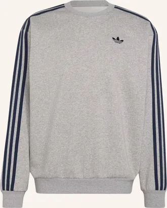 adidas Originals Adidas Originals Adicolor 3-Streifen Oversized Crewneck grau