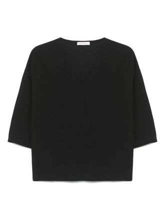 Zanone haut en maille fine - Noir