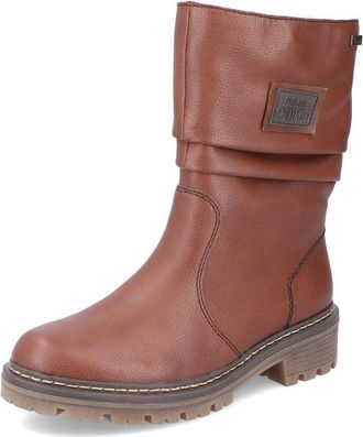 Rieker Damen Ankle Boots Y9260, Frauen Stiefeletten,halbstiefel,Kurzstiefel,uebergangsschuhe,uebergangsstiefel,flach,Stiefel,braun (25),39 EU / 6 UK
