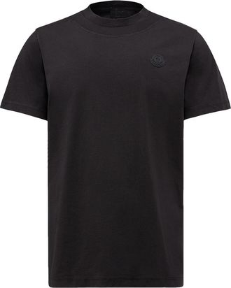 Moncler T-shirt en coton à empiècement logo