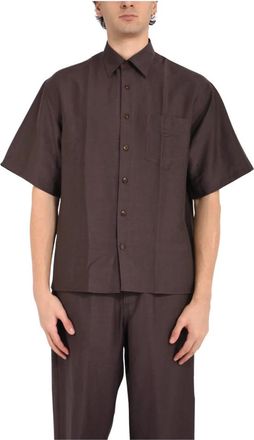Costumein Homme, Chemises, Brun, Taille: 3XL Pyjama Shirt