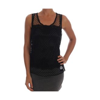 Dolce & Gabbana Femme, Tops, Noir, Taille: 38 FR Hauts sans manches