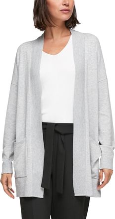 s.Oliver Black Label s.Oliver Damen 150.11.899.17.150.2102756 Strickjacke, 9103 grau, 40