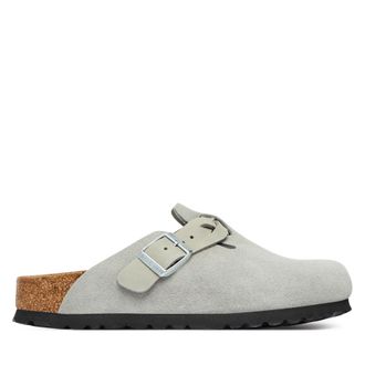 Birkenstock Pantoletten Birkenstock Boston Braided 1032933 Hellgrau