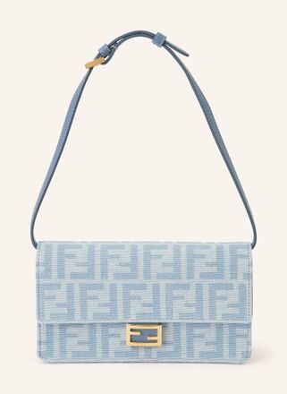 Fendi Wallet On Chain Baguette blau