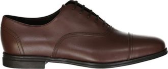 Ferragamo Homme, Chaussures, Brun, Taille: 43 1/2 EU Spice Leather Mocassins