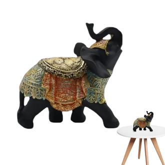 Generic Elefantendekoration f&uuml;r Zuhause, Elefantenfiguren f&uuml;r Tisch, Dekoration von Elefantenfiguren, Dekoration f&uuml;r den Schreibtisch, Gl&uuml;ckstiere, Kunsthandw