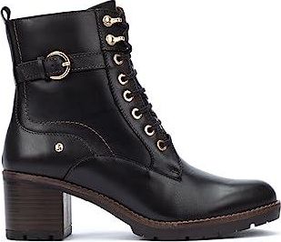 Pikolinos Bottines à Talon en Cuir LLANES pour Femme Color Black