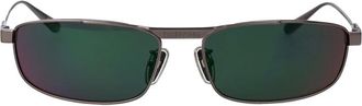 Balenciaga Rechteckige Sonnenbrille - - Accessories - unisex - Grau - 61 MM