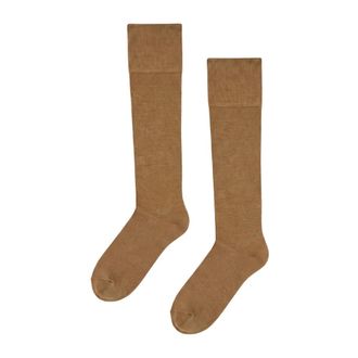 Wolford Chaussettes mi-hautes en coton &eacute;gyptien - Femme - Sous-v&ecirc;tements - Brun - Taille: S