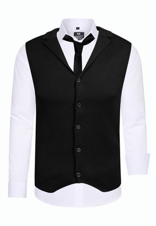 Rusty Neal Hemd mit Weste und Krawatte 3-teilig