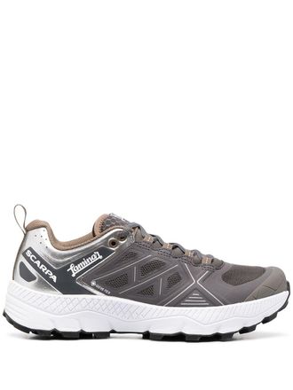 Herno baskets &agrave; logo imprim&eacute; - Gris
