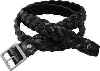 Bitte Kai Rand unisex, Accessoires, Noir, Taille: L Ceinture en cuir tress&eacute;