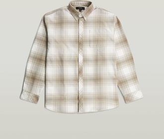 G-Star Oversized Button Down Shirt - Beige - Herren
