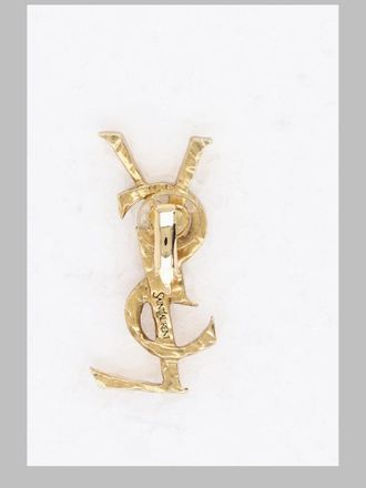 Saint Laurent Cassandre Earrings - Gold