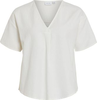 Vila Viprisilla V-Neck S/S Top/1