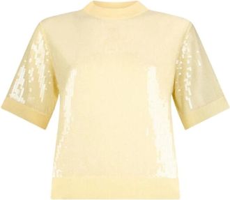 Liu Jo Femme, Blouses et Chemises, Jaune, Taille: 40 FR Wa6216.1 Blouse