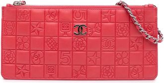 Chanel Hobo Bags - Lambskin Precious Symbols Pochette - Gr. unisize - in Gold - für Damen