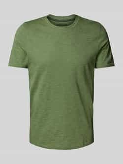 Mc Neal T-Shirt mit geripptem Rundhalsausschnitt