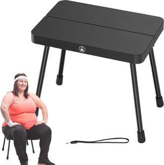 Generic Klappbarer Campingsitz aus Aluminium - leichter tragbarer Stuhl | kompakter Reisehocker für Tage am Strand, Spielbeobachtung, Wandern, Gartenarbeit, K