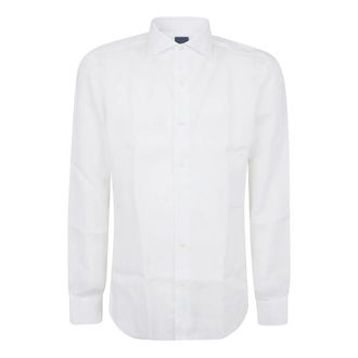 Barba Homme, Chemises, Blanc, Taille: 4XL Neck Shirt