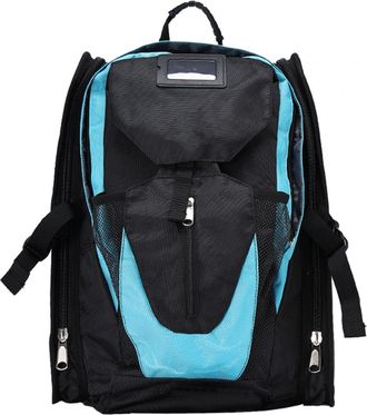 MagiDeal Rollschuh-Rucksack, Skate-Schuhe, Aufbewahrungstasche, Organizer, professionelle Schlittschuh-Tragetasche für Speed-Inline-Skates, Skischuhe, Blau gro