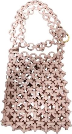 Jil Sander Sac bandouli&egrave;re Jil Sander Pre-owned Link en cuir - Femme - Pre-owned - Rose - Taille: ONE Size