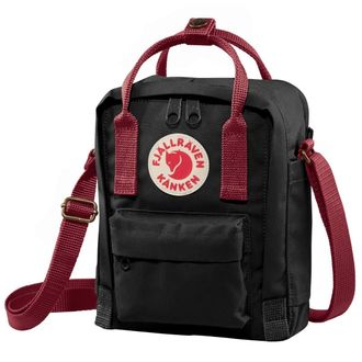 Fjällräven FJALLRAVEN Fjällräven F23797 Kånken Sling Schultertasche, Black-Ox Red, One Size
