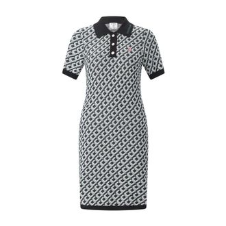 Casablanca Midi-Kleid mit Polo-Kragen - - Dresses - Damen - Mehrfarbig - S