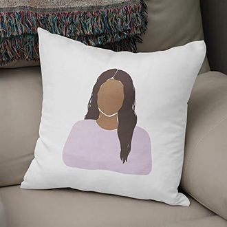 Bonamaison Le Jardin du Lin Kissen Zierkissenbezug Kissenbezug, Weich Bequem, Für Zuhause Autos Büro Sofa Wohnzimmer Couch Schlafzimmer Dekor, 43x43 Cm - Entworf