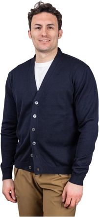 Daniele Fiesoli Femme, Pulls, Bleu, Taille: 38 FR Cardigan