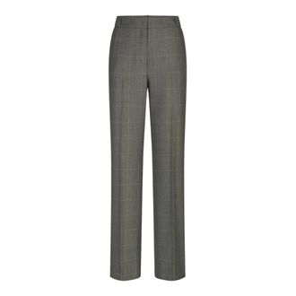 Riani Femme, Pantalons, Gris, Taille: 44 FR Pantalon Coupe Large &agrave; Motif &agrave; Carreaux