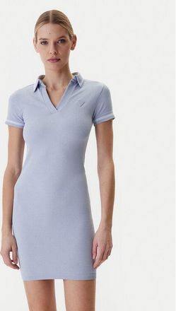 Guess Kleid f&uuml;r den Alltag V6RK02 Z4692 Blau Regular Fit