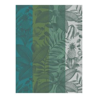 Le Jacquard Français Le Jacquard Francais 27076 Geschirrtuch Fruits Exotiques Palme 80X60 Cm Baumwolle