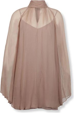 Staud Staud, Femme, Blouses et Chemises, Beige, Taille: 40 FR Esther Mini Dress