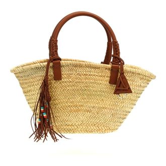 Alanui Icon Palm Leaf Big Handbag - - Bags - Damen - Braun - ONE SIZE