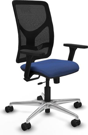 Piqueras y Crespo Schreibtischstuhl, verstellbare Armlehne, h&ouml;henverstellbare Lendenwirbelst&uuml;tze, ausgestattet mit Syncro/Traslack und Schneideschaum, mit Rollen 65 mm,