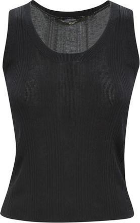 Max Mara Femme, Tops, Noir, Taille: 38 FR Hauts sans manches