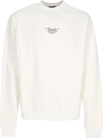 Phobia Archive Homme, Sweatshirts et sweats &agrave; capuche, Blanc, Taille: XL Climb Foggy Logo Crewneck